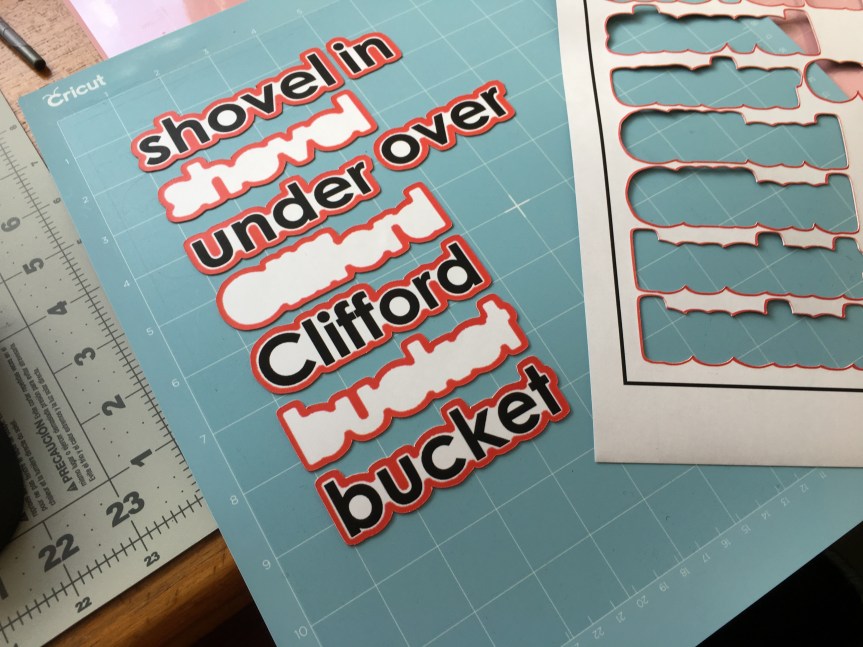 Using Cricut to Cut “Bubble” Words – Strategy To See